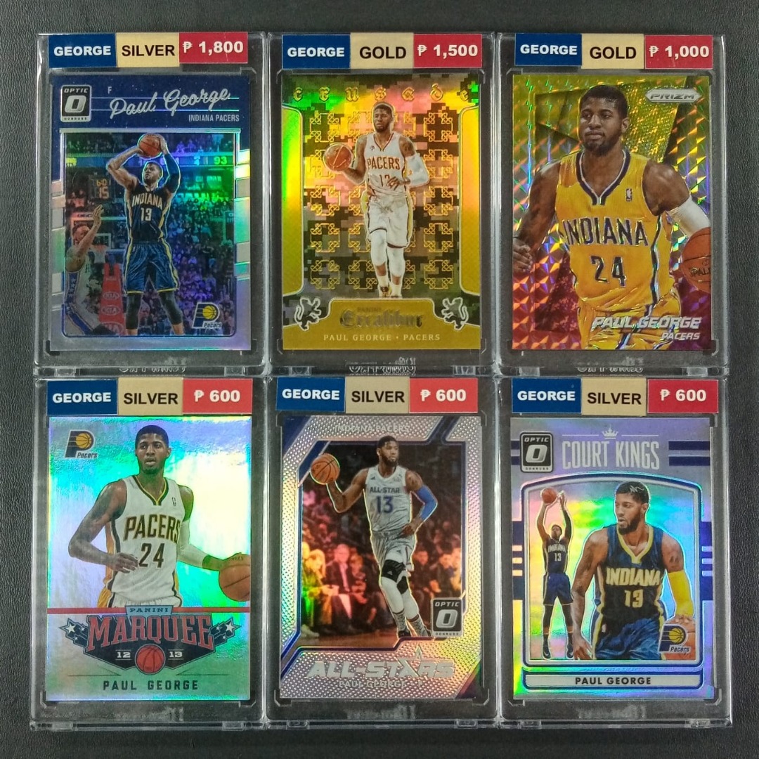 Paul George NBA Cards with Free Magnetic Case, Hobbies & Toys, Toys ...