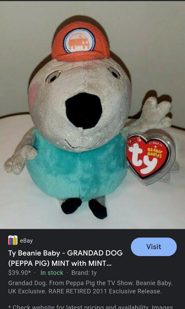 Peppa Pig Grandad Dog, Hobbies & Toys, Toys & Games on Carousell