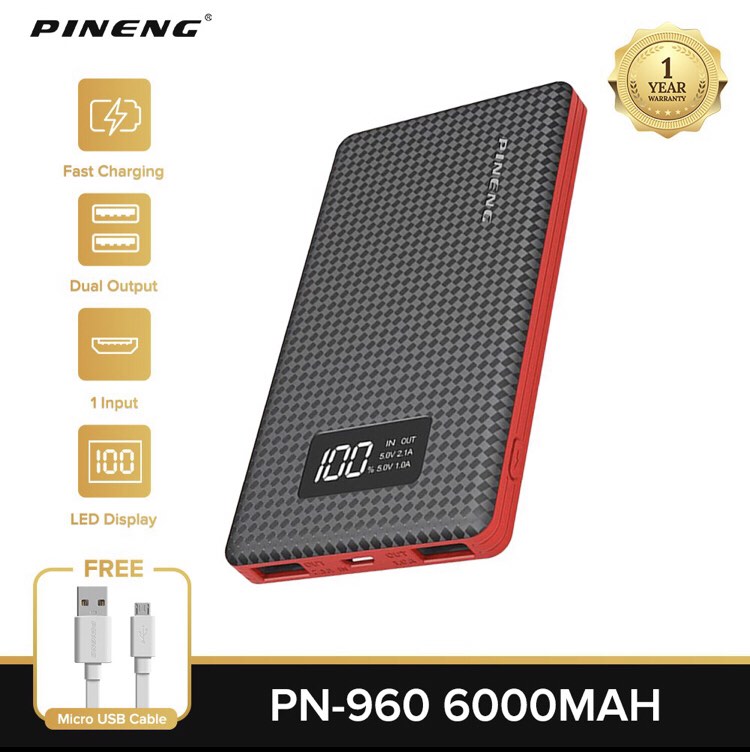 Pineng 20000mAh Powerbank, Mobile Phones & Gadgets, Mobile & Gadget ...