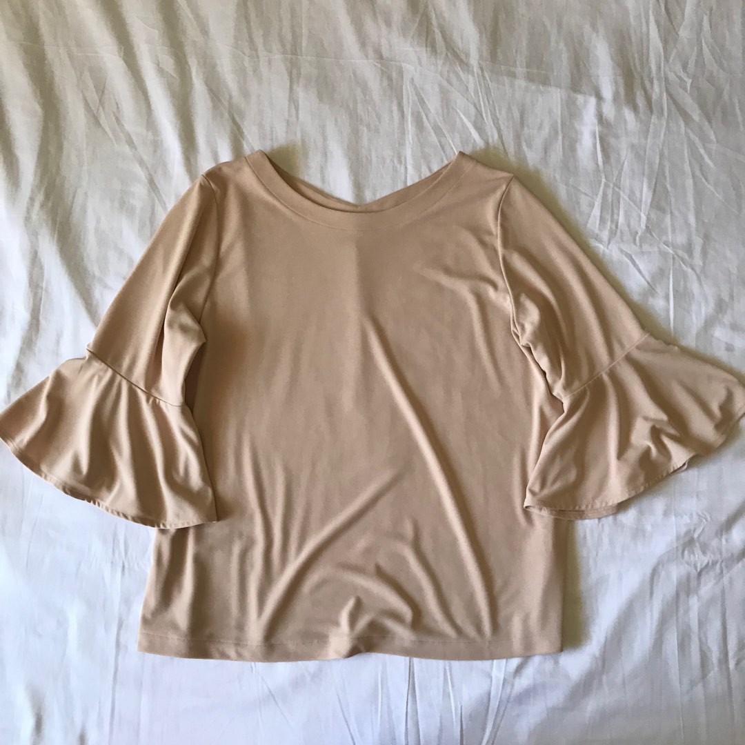 Pink Uniqlo Top, Women's Fashion, Tops, Longsleeves on Carousell