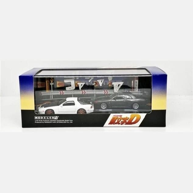 1/64 Initial D 5th stage Ryosuke FC3S vs Rin Hojo BNR32, Hobbies & Toys ...