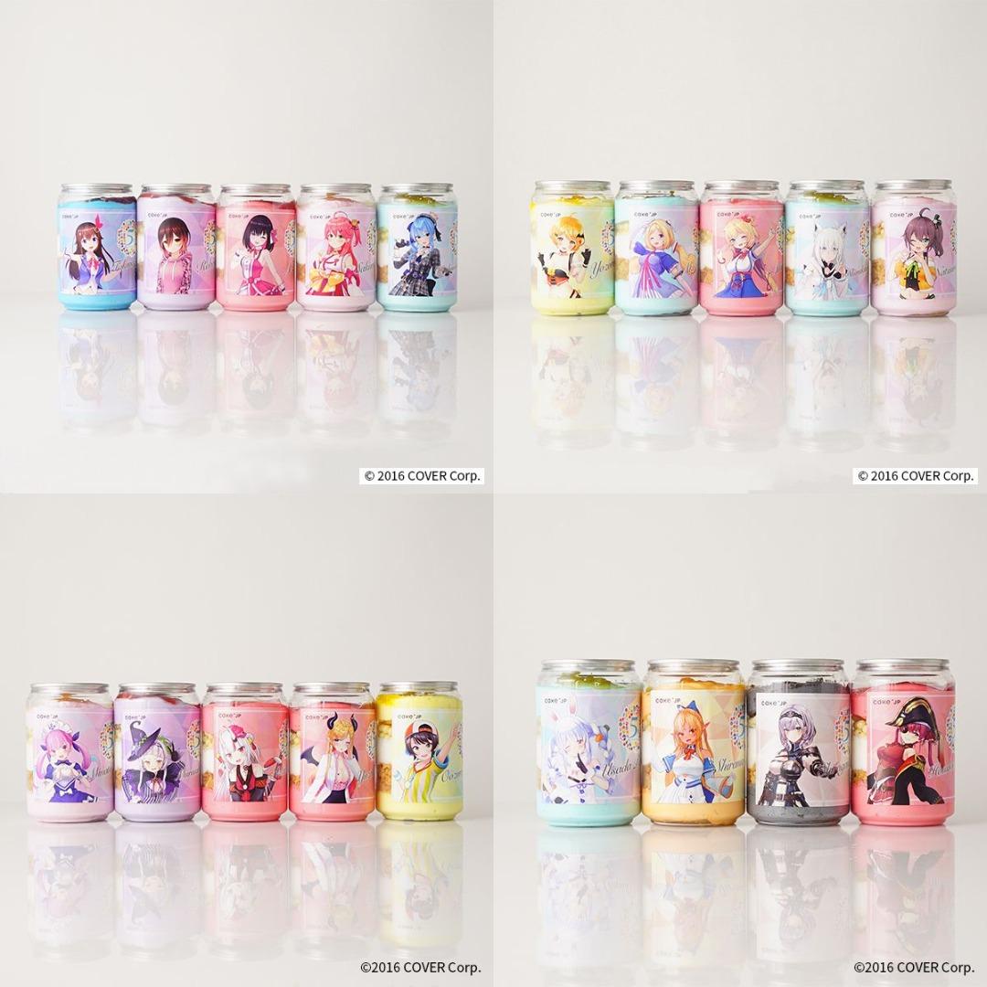 [PO till 16 Sep 2022] Hololive x cake jp can EN ID Gen 0 1 2 3 4 5 ...