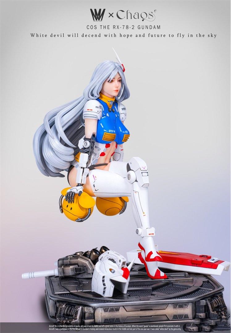 【PO】Gundam Girl RX-78-2 Cosplay GK Figure MMS x Chaos Studio, Hobbies ...