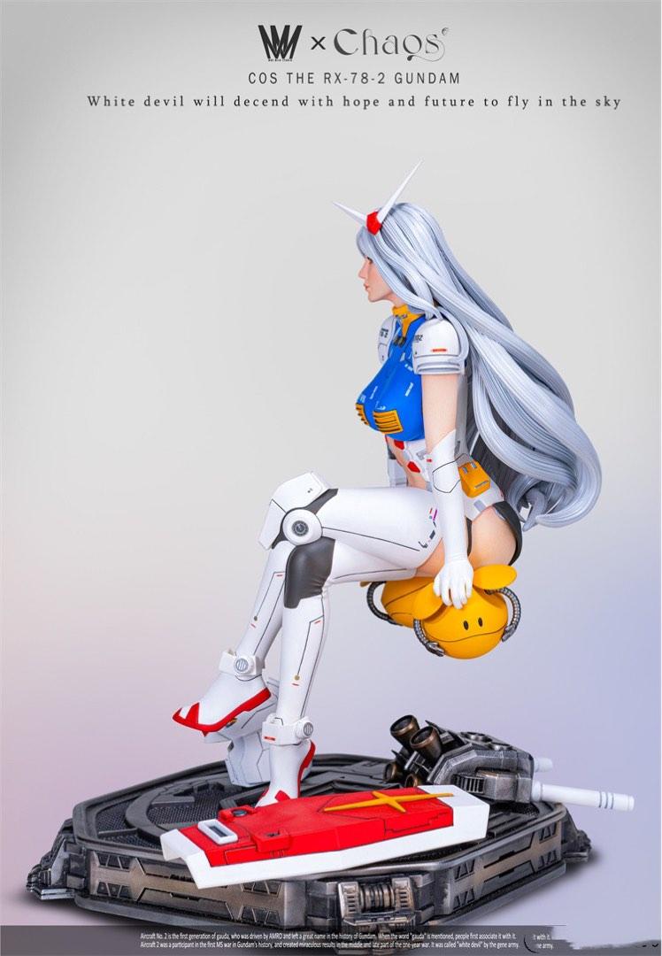 【PO】Gundam Girl RX-78-2 Cosplay GK Figure MMS x Chaos Studio, Hobbies ...