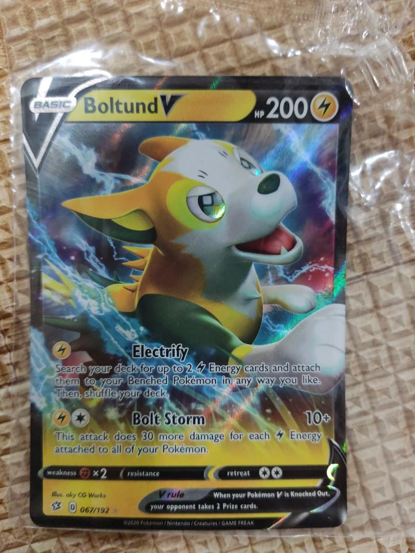 Pokemon card - Boltund, Hobbies & Toys, Toys & Games on Carousell