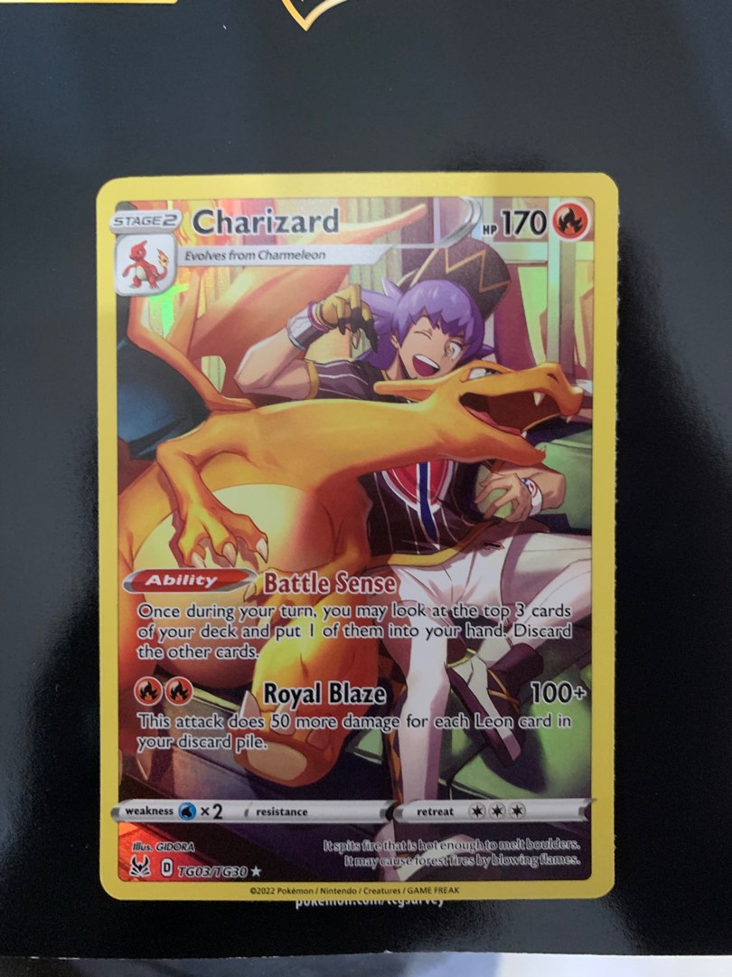 Pokemon Lost Origin Charizard, Hobbies & Toys, Toys & Games on Carousell
