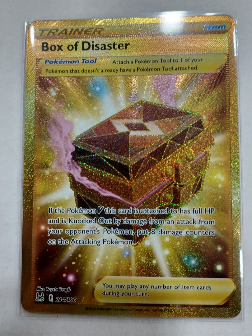 Pokemon TCG Box of Disaster 214/196 Secret Rare, Hobbies & Toys, Toys ...
