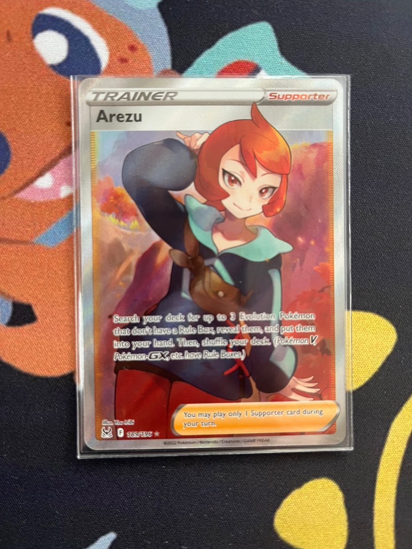 Pokemon TCG: Pokemon Lost Origin Full Art Trainer Arezu 189/196, Hobbies & Toys, Toys & Games on ...