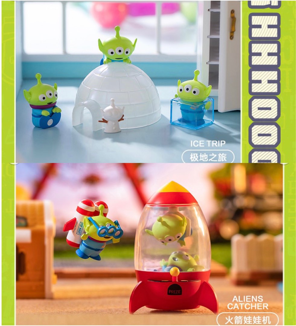 POPMART ALIENS DAYS - ALIENS CATCHER & ICE TRIP, Hobbies & Toys, Toys ...