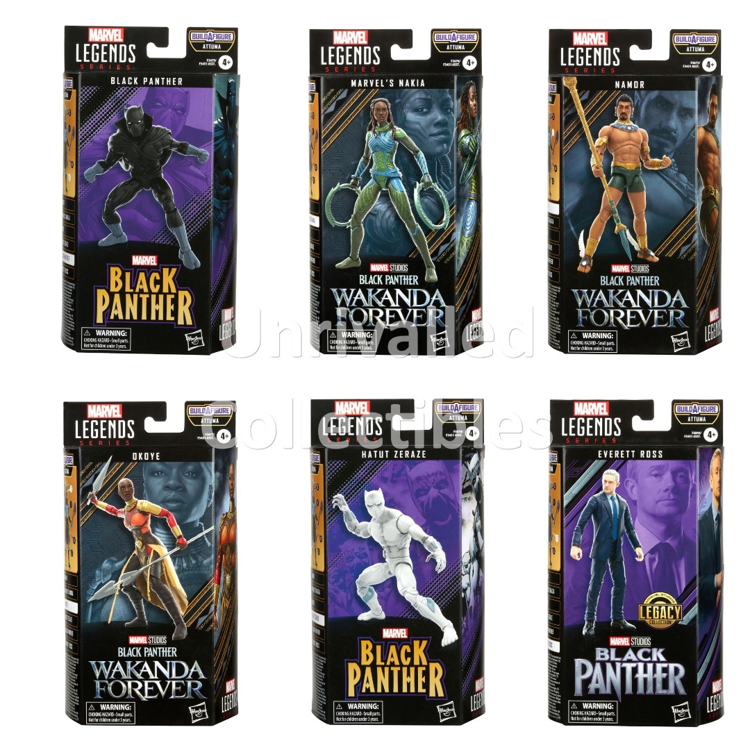 [In Hand] Hasbro Marvel Legends 6 inches scale Black Panther Wakanda ...
