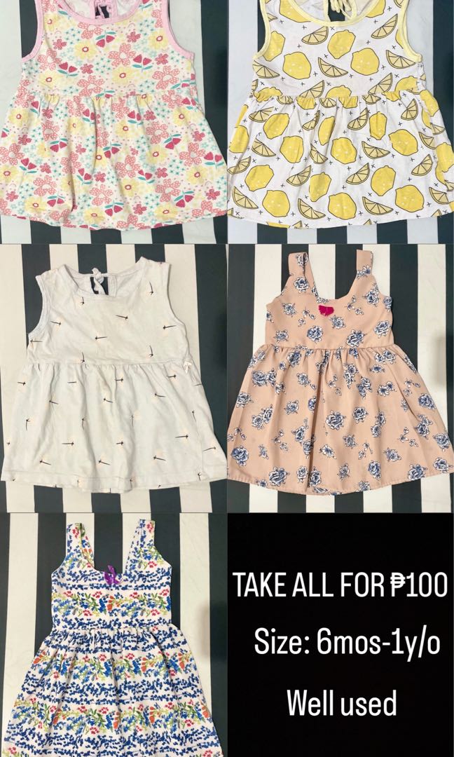 PRE-LOVED DRESSES, Babies & Kids, Babies & Kids Fashion on Carousell