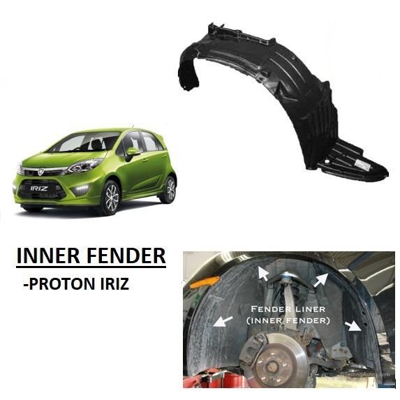 Premium Quality Front Rear Fender Liner for Proton Iriz 2014'> Daun ...