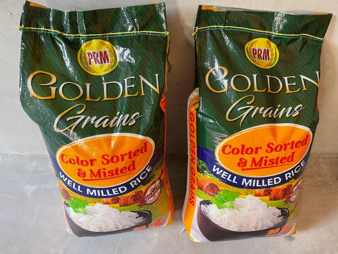 PRM Golden Grains Well Milled Rice 25kg, Food & Drinks, Rice & Noodles ...
