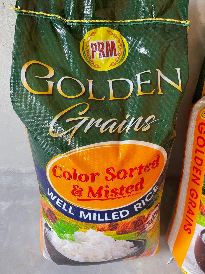 PRM Golden Grains Well Milled Rice 25kg, Food & Drinks, Rice & Noodles ...