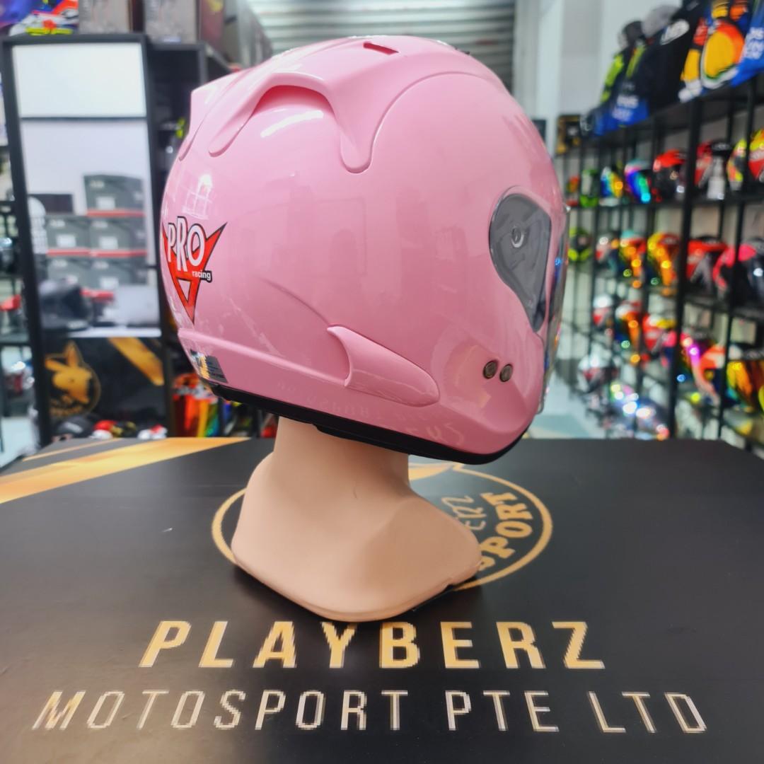 PRO PINK *PSB APPROVED HELMET, Motorcycles, Motorcycle Apparel on Carousell