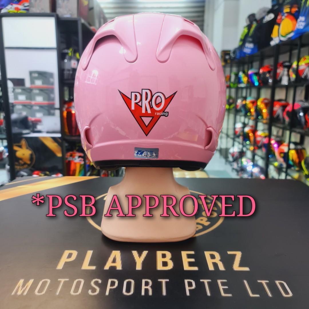 PRO PINK *PSB APPROVED HELMET, Motorcycles, Motorcycle Apparel on Carousell