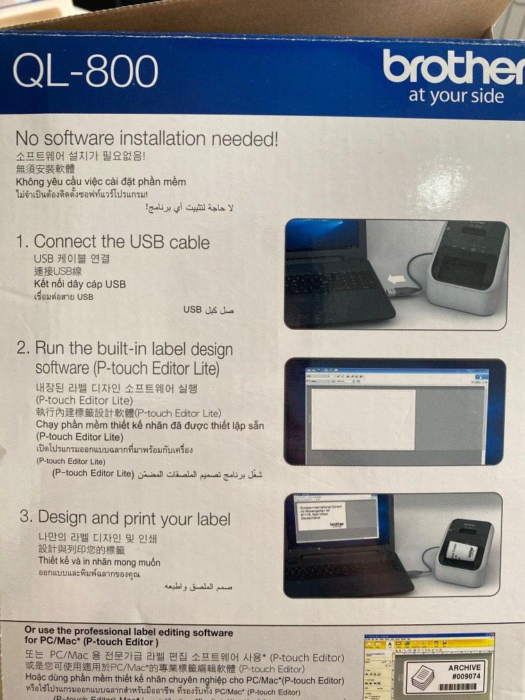 Professional Label Printer Brother QL-800, Computers & Tech, Printers ...