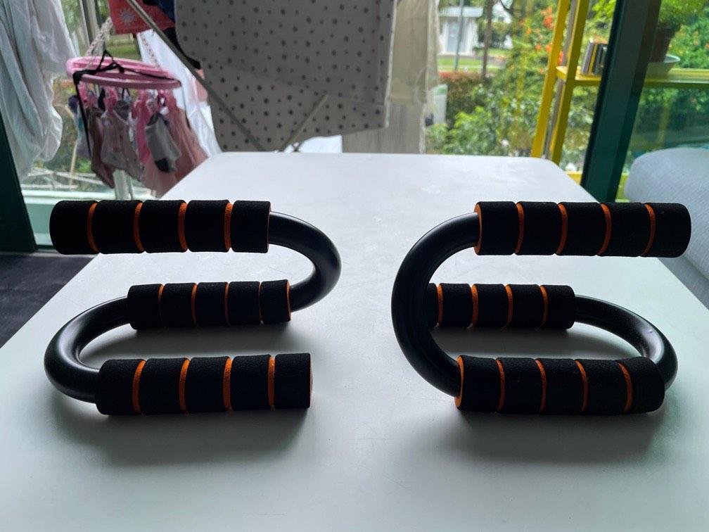 Push up bars and roller, Sports Equipment, Exercise & Fitness, Toning ...
