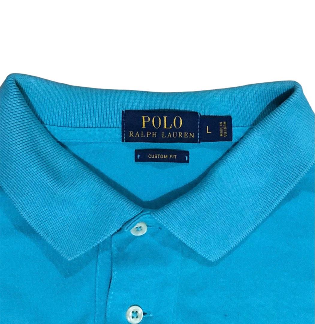 Ralph Lauren Baby Blue Polo Shirt, Men's Fashion, Tops & Sets, Tshirts & Polo Shirts on Carousell