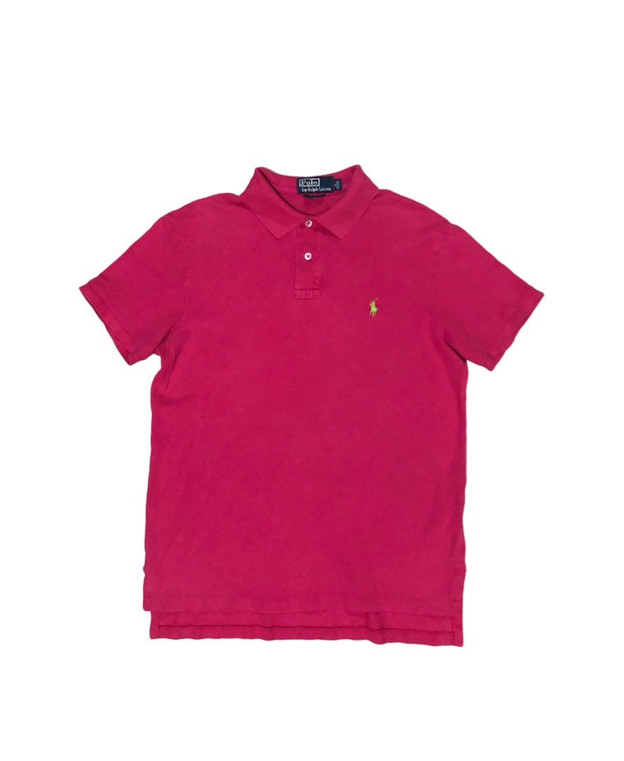 Ralph Lauren Hot Pink Polo Shirt, Men's Fashion, Tops & Sets, Tshirts ...