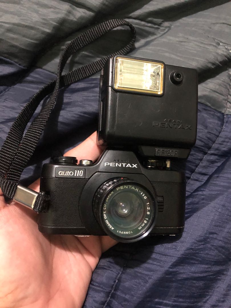 Rare vintage Pentax auto110 mini slr camera, Photography, Cameras on ...