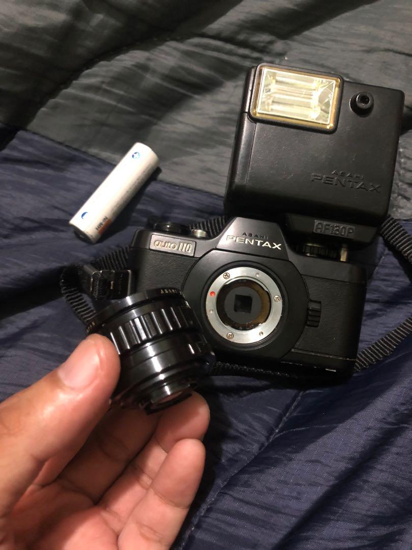Rare vintage Pentax auto110 mini slr camera, Photography, Cameras on ...