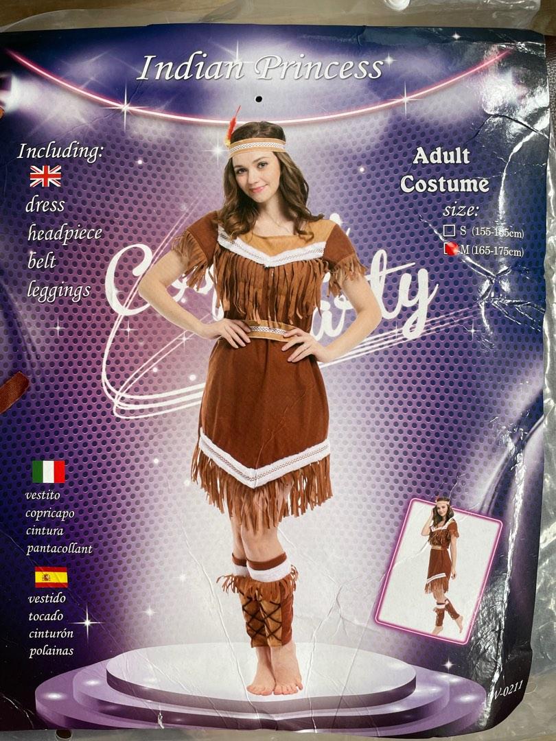 Red Indian princess costume, Women's Fashion, Dresses & Sets, Sets or ...