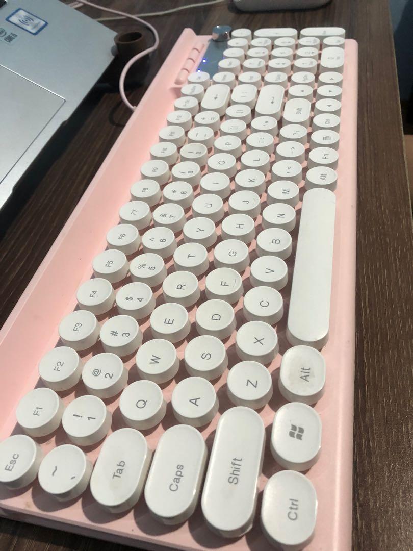 retro wired keyboard, Computers & Tech, Parts & Accessories, Computer ...