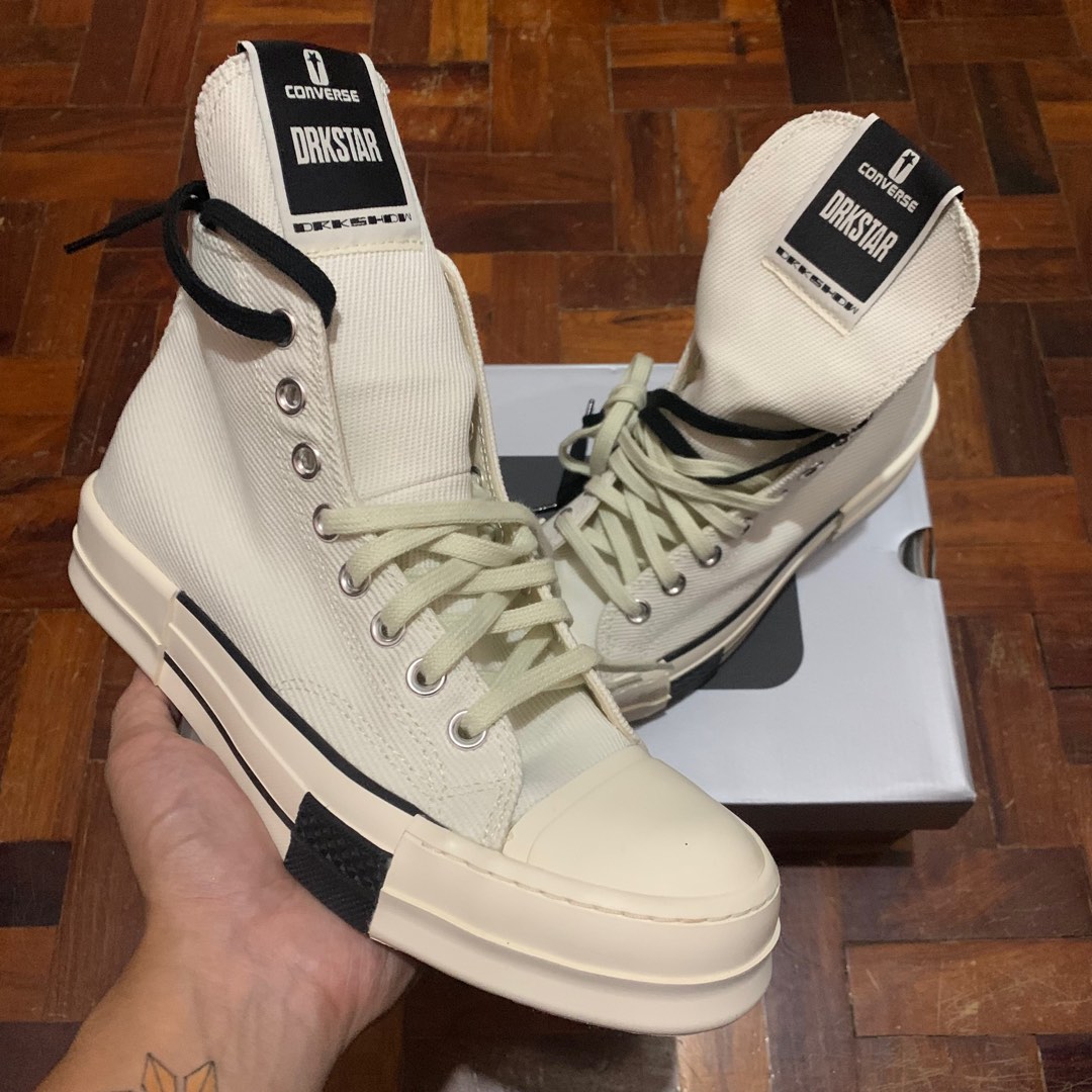 Rick Owens DRKSHDW x Converse DRKSTR, Men's Fashion, Footwear, Sneakers ...