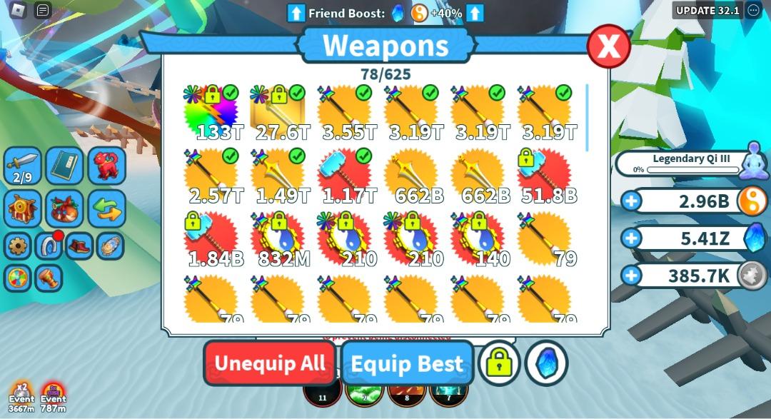 ROBLOX ACCOUNT Stong in WEAPON FIGHTING SIMULATOR WFS, Video Gaming ...