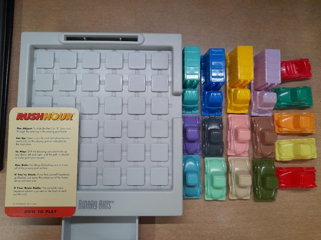 Rush Hour Puzzle Game 1 & 2 Original 1996, Hobbies & Toys, Toys & Games ...