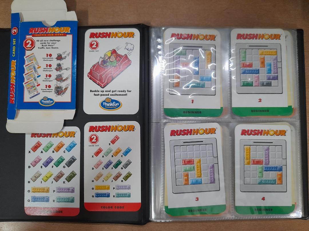 Rush Hour Puzzle Game 1 & 2 Original 1996, Hobbies & Toys, Toys & Games ...