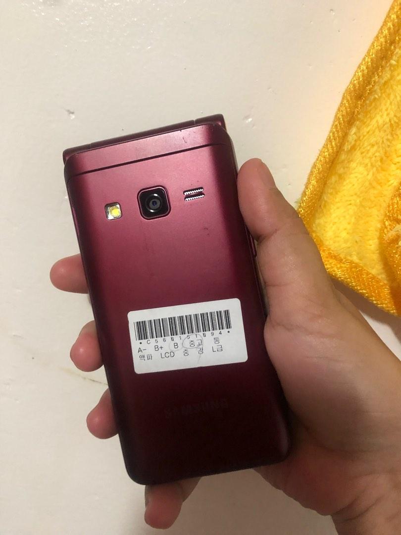 SAMSUNG FOLDER 2 2021 Red Wine, Mobile Phones & Gadgets, Mobile Phones ...