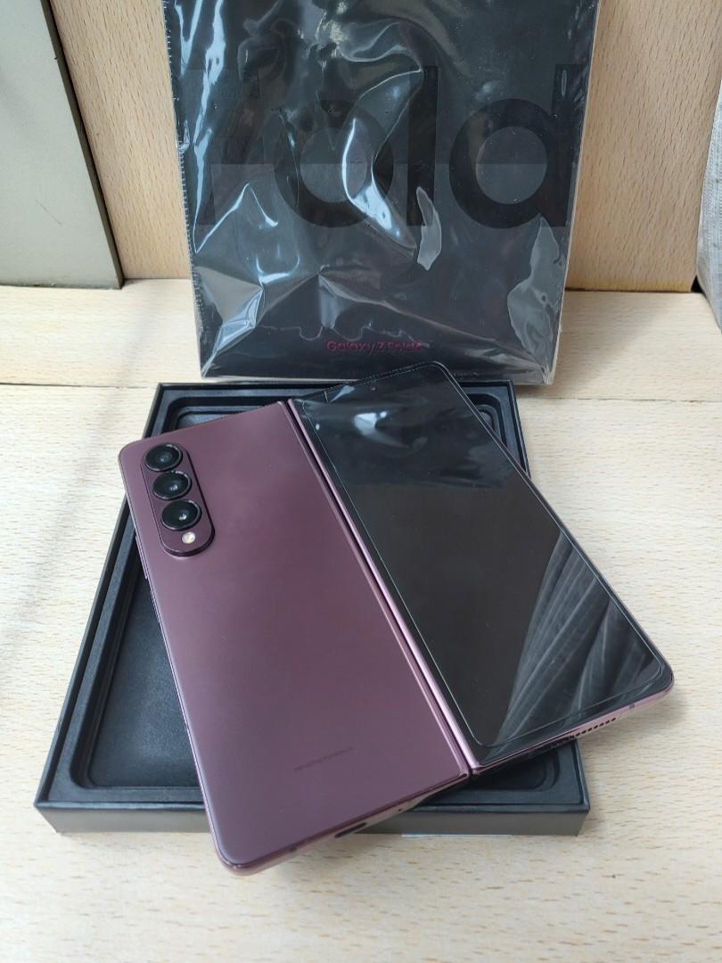 Samsung Galaxy Z Fold 4 Burgundy 512gb, Mobile Phones & Gadgets, Mobile ...