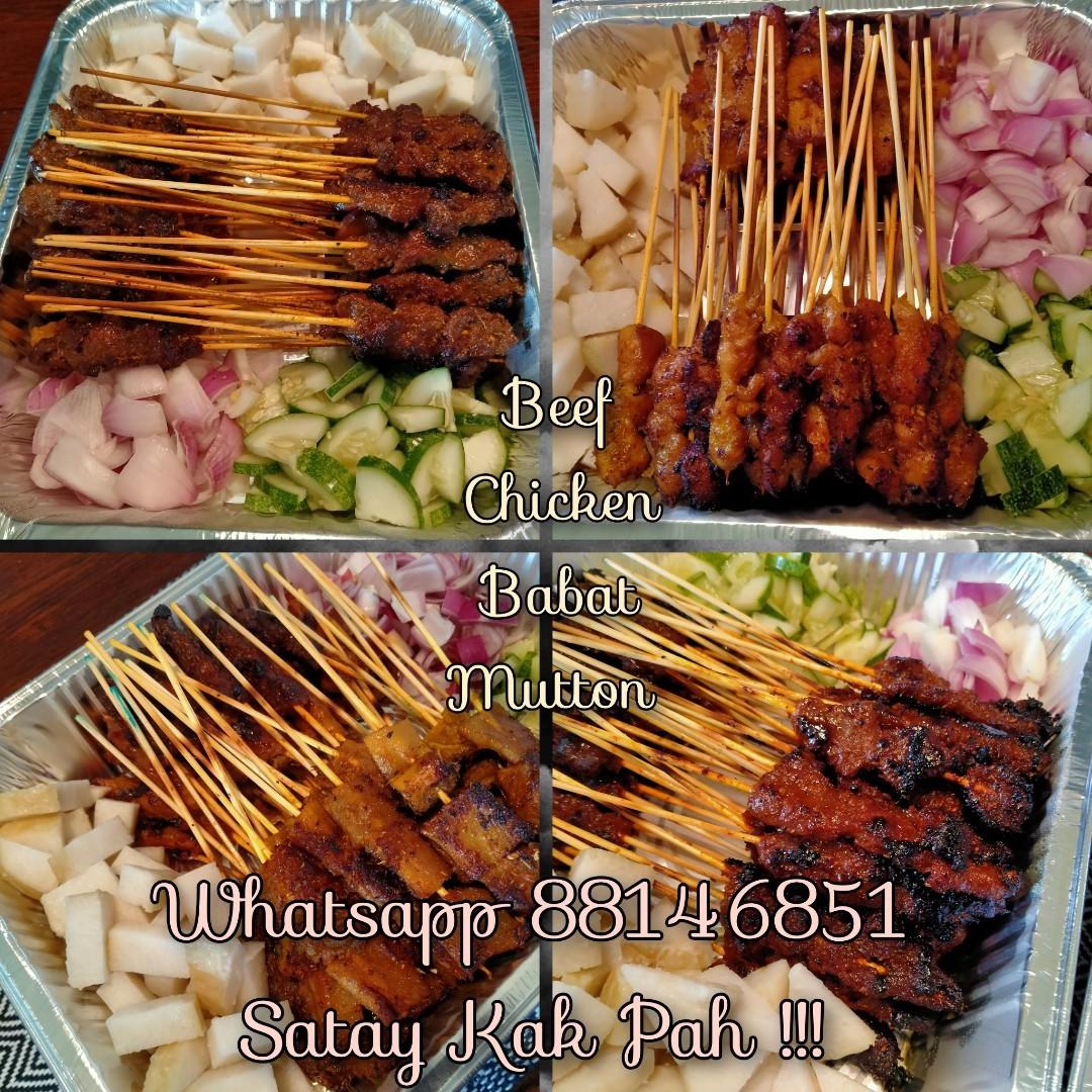Satay Kak Pah Power, Food & Drinks, Local Eats on Carousell