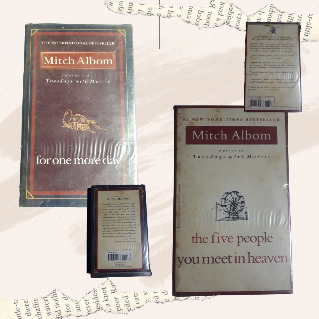 Sealed Mitch Albom Books (The Five People You Met in Heaven & For One ...