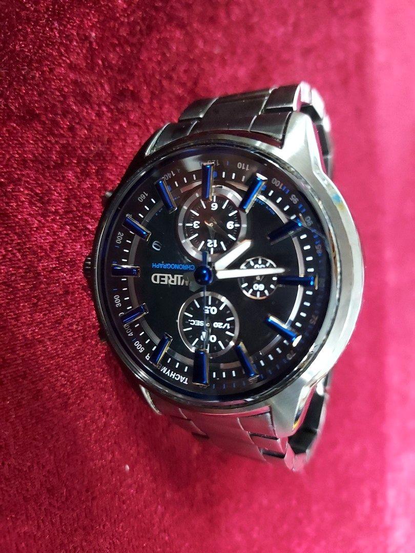 Seiko wired watch, 男裝, 手錶及配件, 手錶 - Carousell