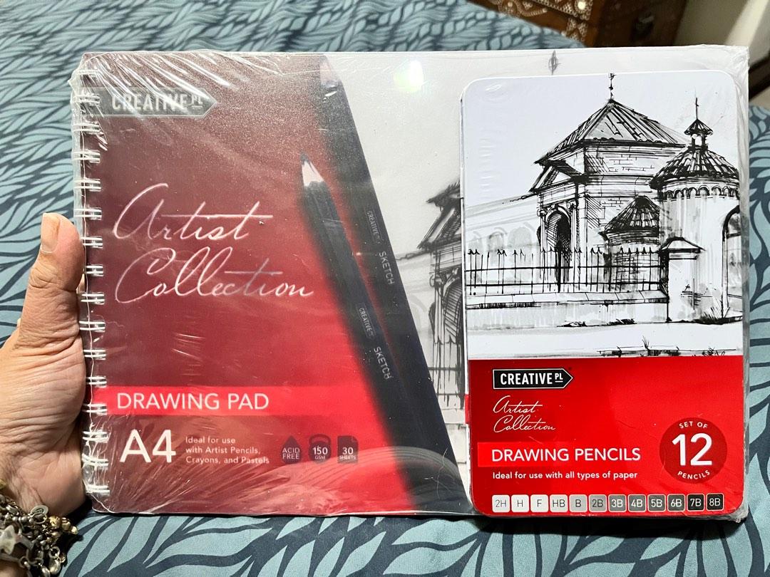 SET - Creative PL (Aldi Australia) Artist Collection A4 Drawing Pad and ...