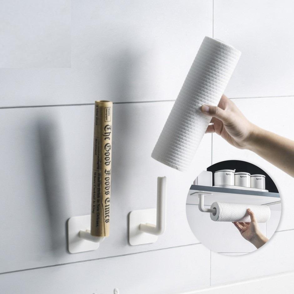 (Set of 2) Multipurpose Wall-mounted Kitchen Paper Towel Holder ...