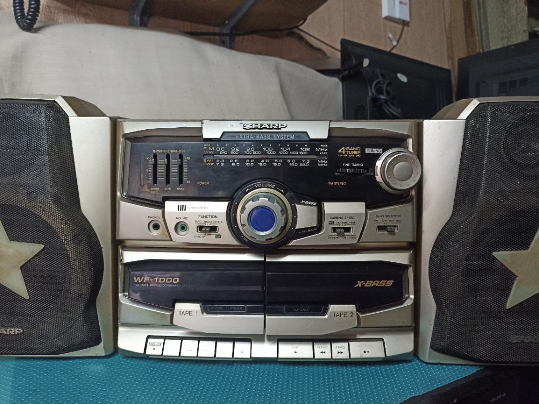 Sharp portable stereo component, Audio, Soundbars, Speakers ...