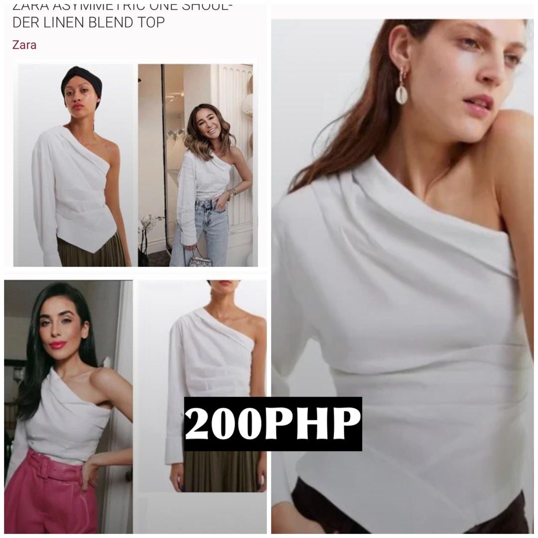 SHEIN venus cut Zara top, Women's Fashion, Tops, Blouses on Carousell
