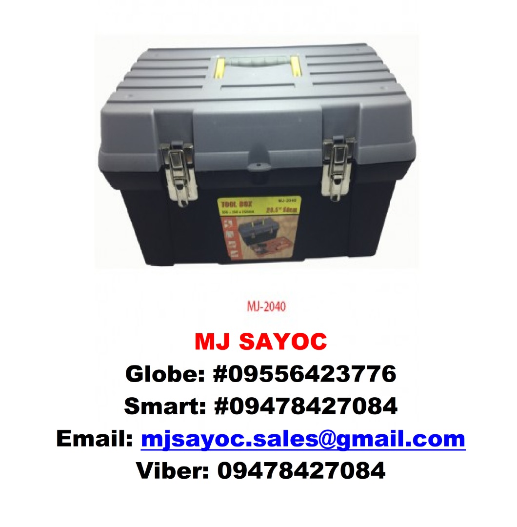 SHOWA PLASTIC TOOL BOX W/TRAY ( METAL LATCHES ), Commercial & Industrial, Construction Tools ...