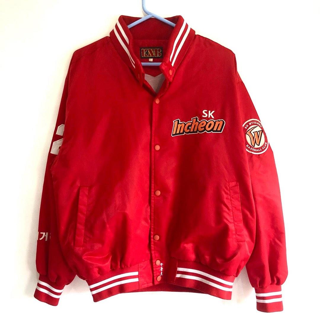 Sk Wyverns Varsity Jacket MLB Yankees Dodgers Bulls, Fesyen Pria ...