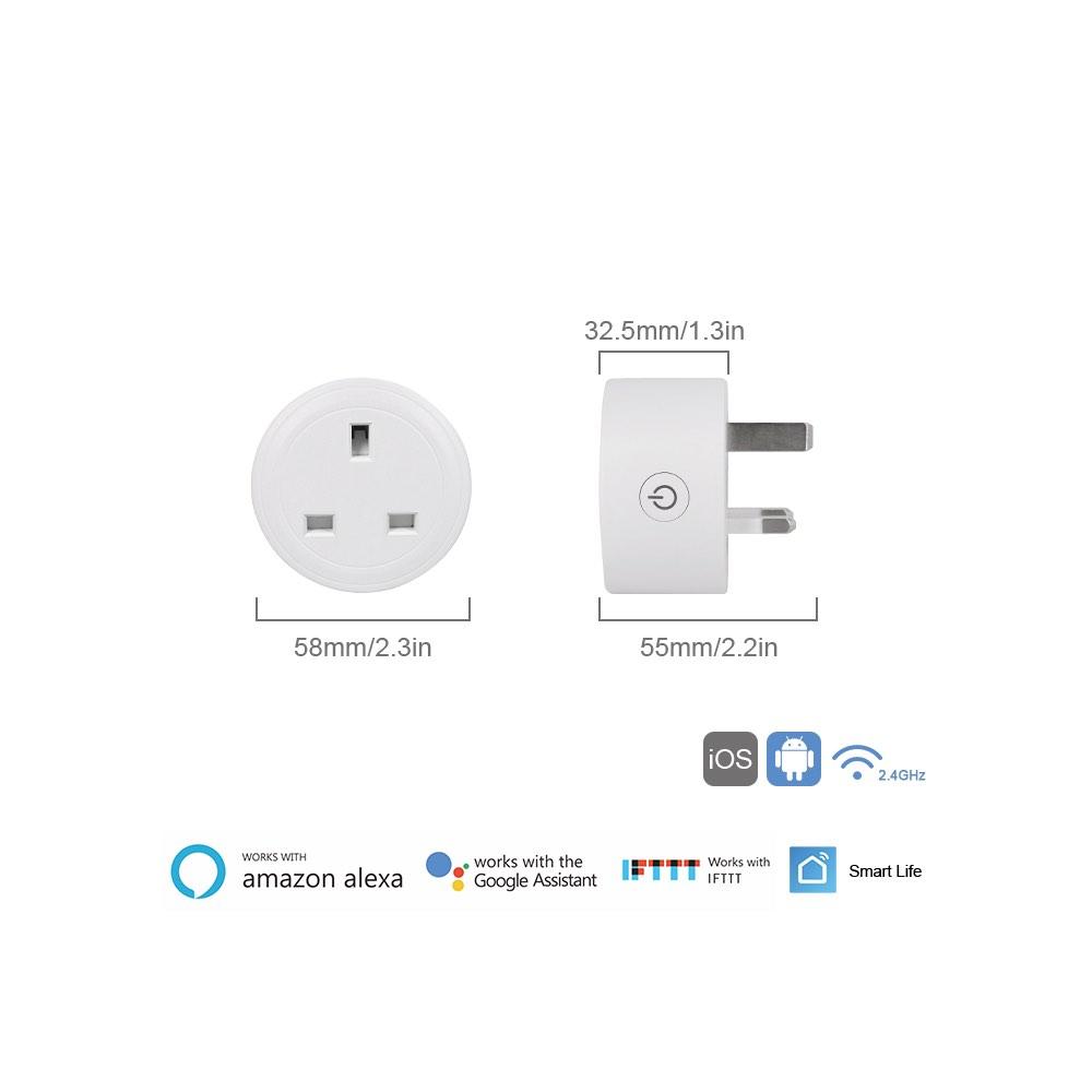 Smart plug Wi-Fi control socket google home, TV & Home Appliances ...