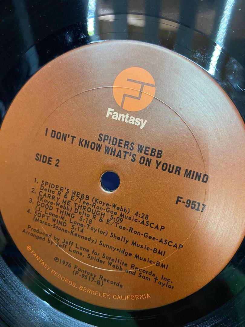 spiders webb i don’t know what’s on your mind黑膠唱片, 興趣及遊戲, 音樂樂器 & 配件, 音樂 ...