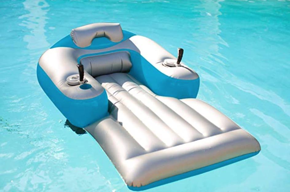 Splash Runner 2.5 Motorized Inflatable Pool Lounger, Sports Equipment ...