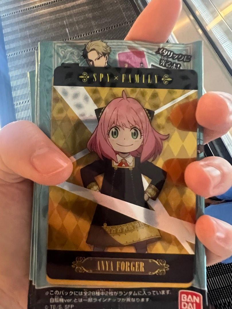 SPY X FAMILY ANYA GOLD FOILED METALLIC CARD, Hobbies & Toys, Toys ...