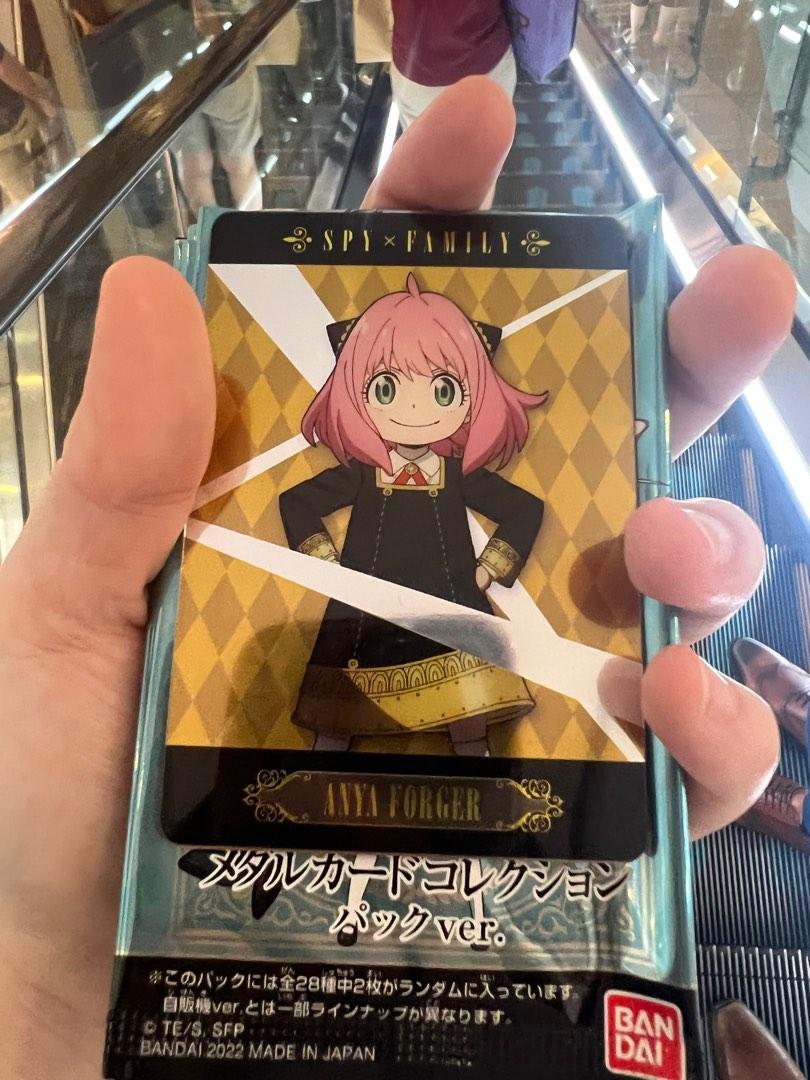 SPY X FAMILY ANYA GOLD FOILED METALLIC CARD, Hobbies & Toys, Toys ...