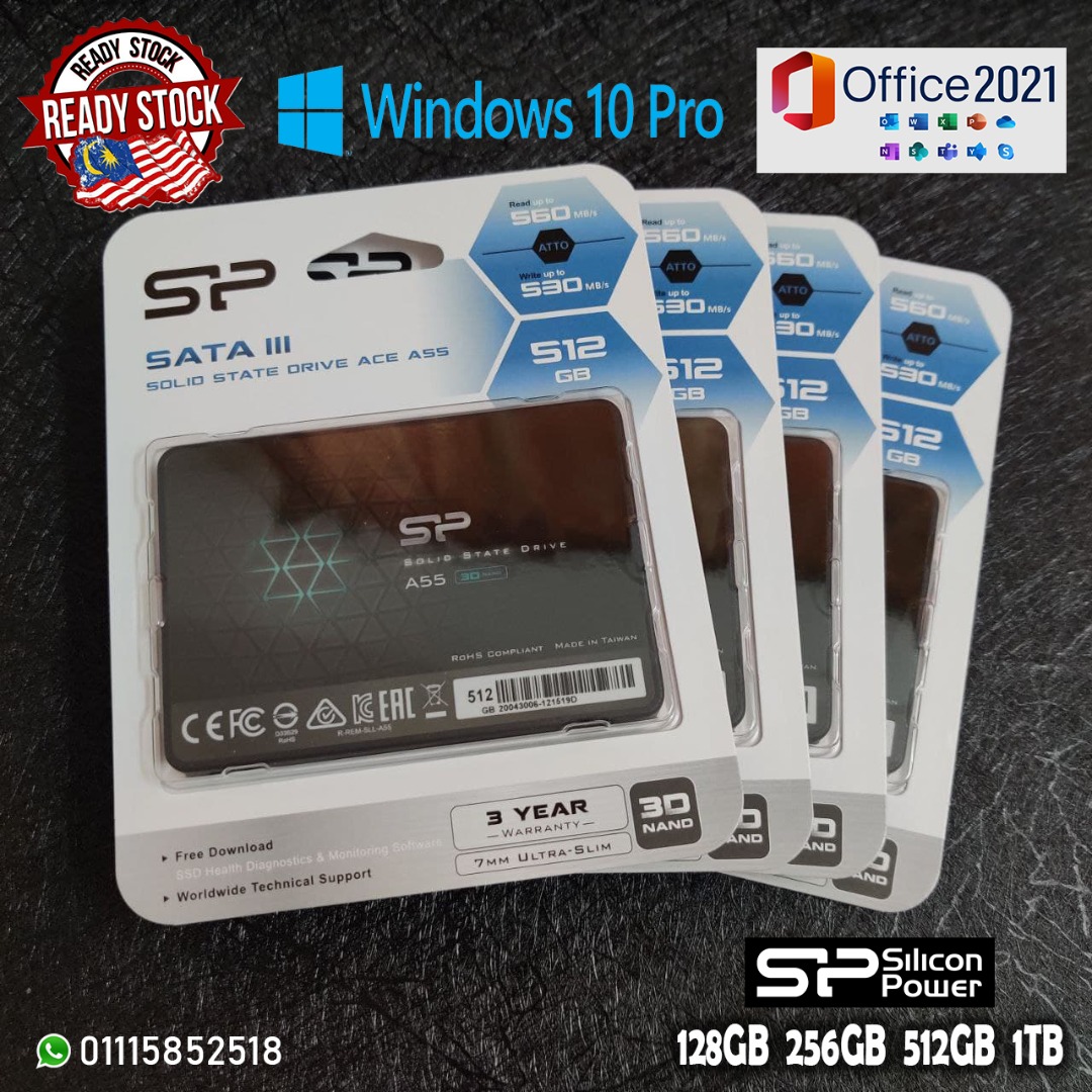 SSD + Windows 10 Pro + Microsoft Office 2021 + Preactivated license ... SSD + Windows 10 Pro + Microsoft Office 2021 + Preactivated license ...