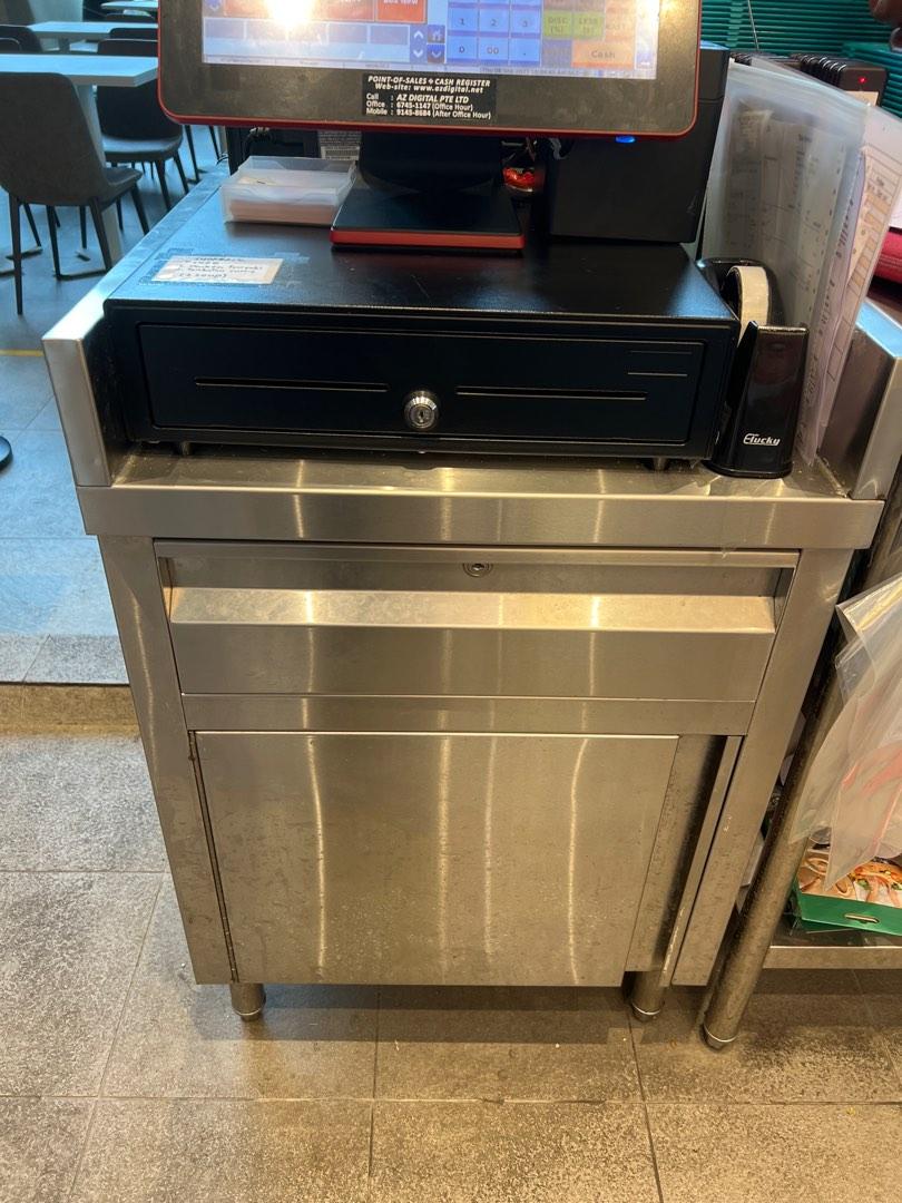 Stainless steel table, Basin and cashier tables, Furniture & Home ...